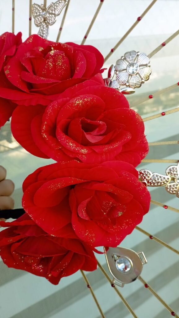 Diadema Catrina Roja – MARCELA STORE